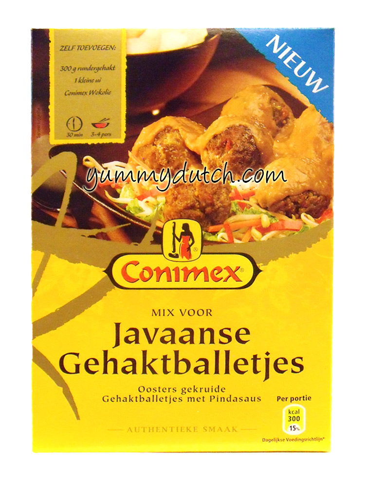 Mix Voor Javaanse Gehaktballetjes Conimex | Yummy Dutch