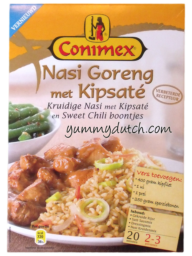 Nasi Goreng Met Kipsat Eacute Conimex | Yummy Dutch