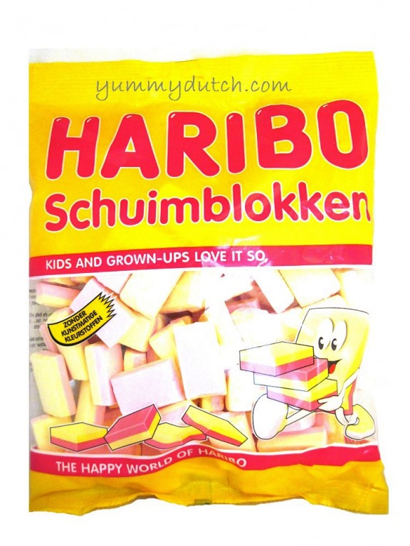 Schuimblokken Foam Candy Haribo | Yummy Dutch
