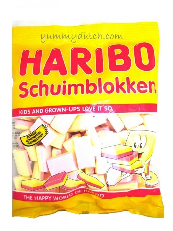 Schuimblokken Foam Candy Haribo | Yummy Dutch