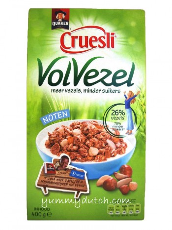 Cruesli VolVezel Noten Quaker | Yummy Dutch