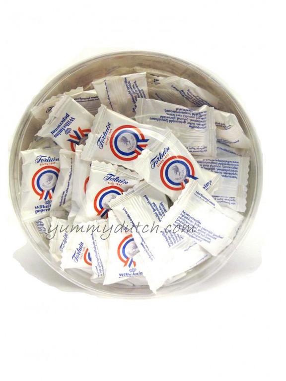 Wilhelmina Mints Box Single Packs Fortuin | Yummy Dutch