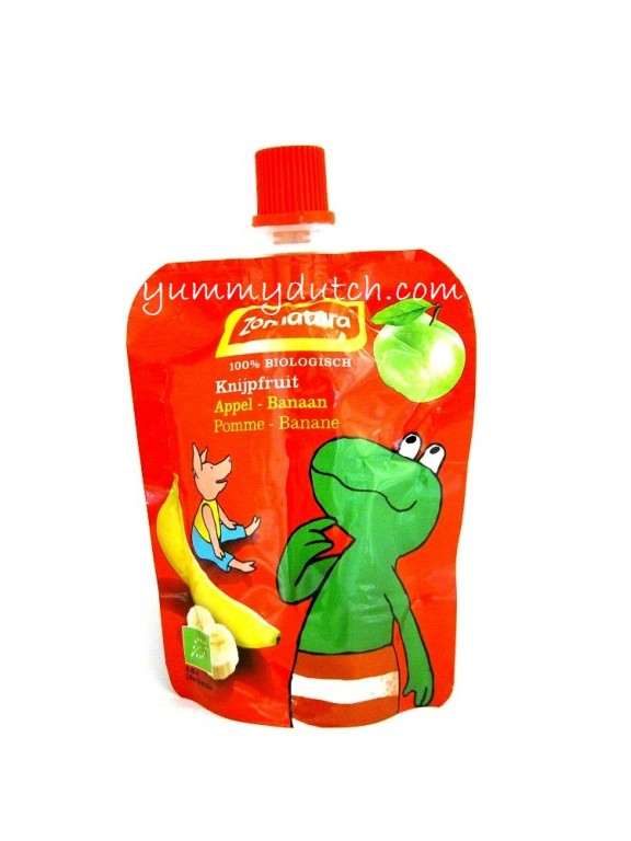 Biologische Knijpfruit Appel-Banaan Zonnatura | Yummy Dutch