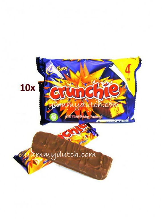 Crunchie Box 10 Multipacks Cadbury | Yummy Dutch